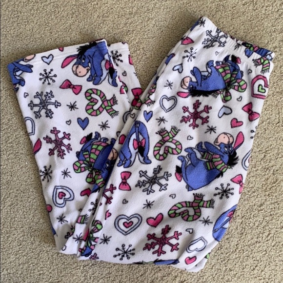 Disney | Intimates & Sleepwear | Fleece Eeyore Pajamas | Poshmark